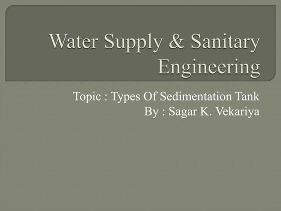 water treatment plant ppt | PPSX