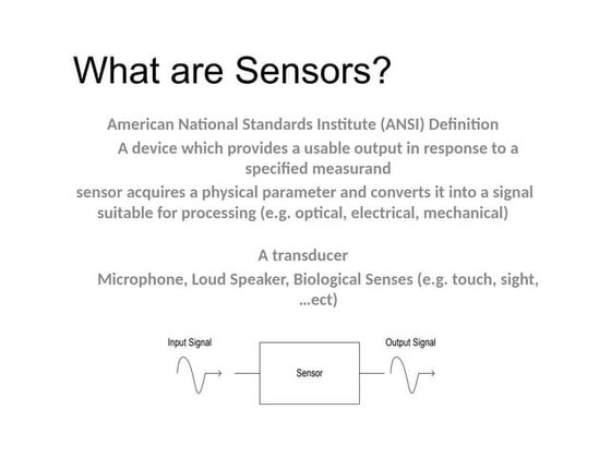 sensors (It`s type) | PPT