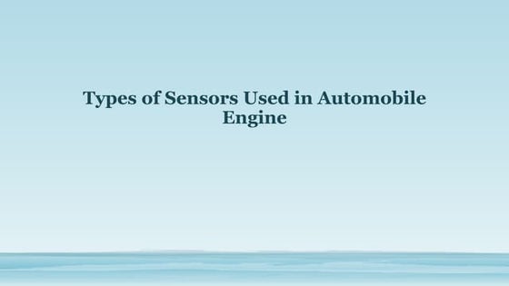 ECU ... Engine Control Unit .. Inputs & Outputs _ Explained | PDF