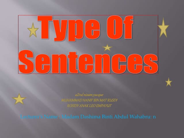 Simple subjects and simple predicates | PPTX