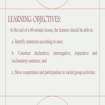 Types of Sentences According to Structure | PPT