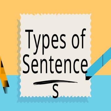 Types of Sentences in English Presentation .pptx