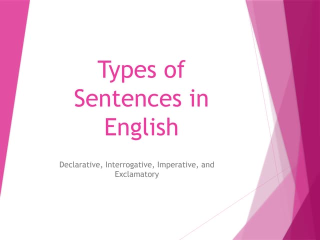 Writing Simple Sentences - English 2 | PPTX