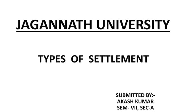 Grade 12 SETTLEMENT GEOGRAPHY | PPTX