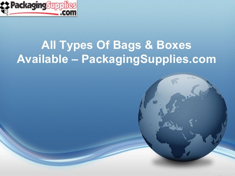 Types of shipping & boxes