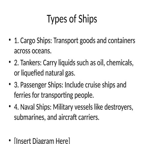 types_of_ships hull in the marine environemnet | PPTX