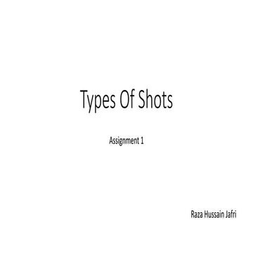 Types of shots | PPT