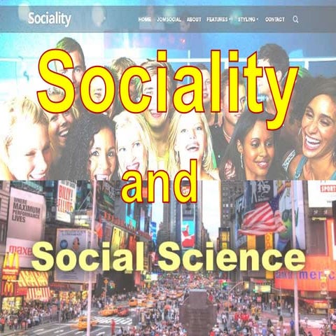 Types of Sociality | PPTX