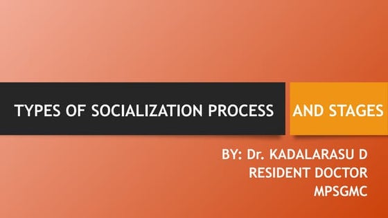 Socialization | PPT