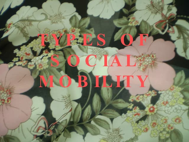 Stratification And Social Mobility | PPTX