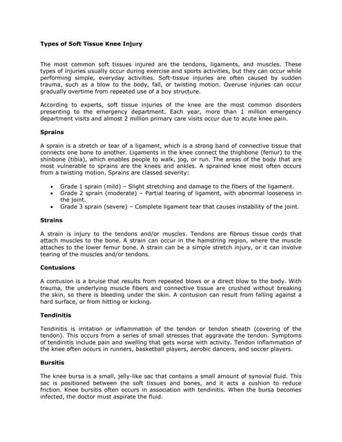 Sports Injuries (Grade 11 PE and HEALTH) | PPT