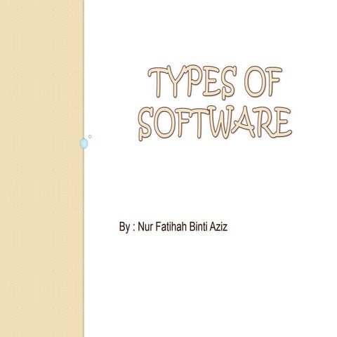 Types of software | PPT