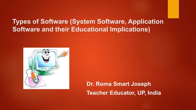 System software and Application software | PPT