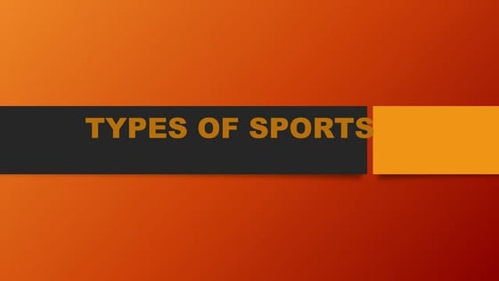 Sports | PPT
