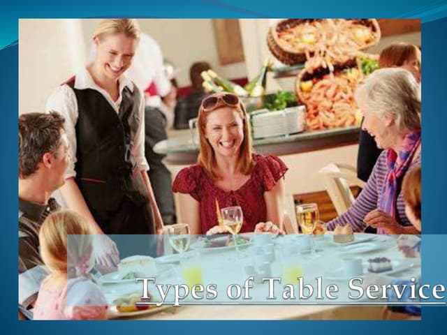 Styles of table service ppt | PPT