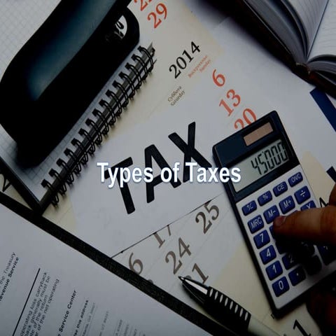 Types of Taxes | PPT