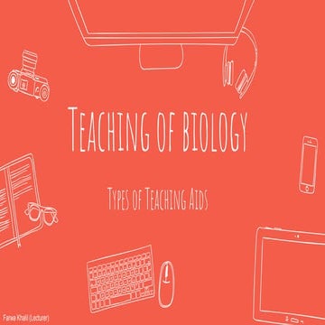 Types of teaching aids | PDF | Education