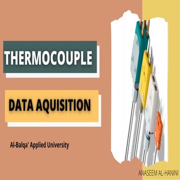 thermocouple temperature sensors | PDF