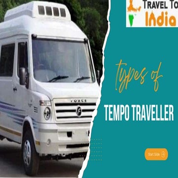 Explore Different Types of Tempo Traveller | PPT