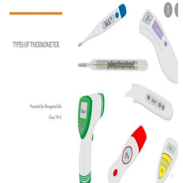 Types of thermometer | PPT