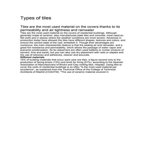 Types of tiles 4 | DOCX