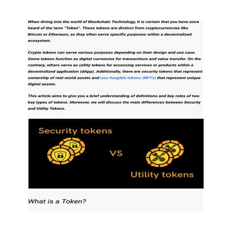 Security Token Offerings | PDF