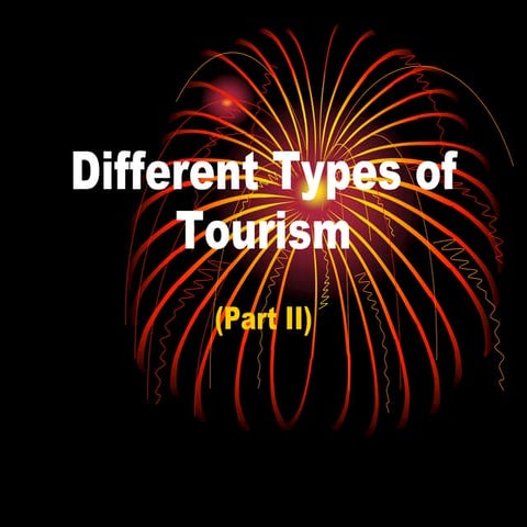 Classification of Tour Packages | PPTX