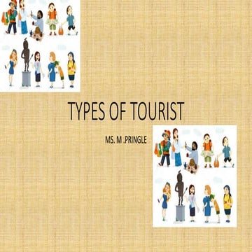 Types of tourist | PPTX