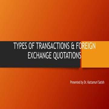 Types of transactions | PDF