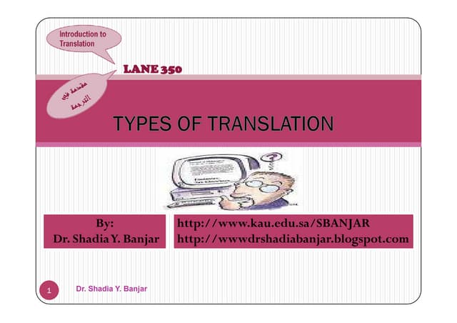 Approaches of translation | PPT