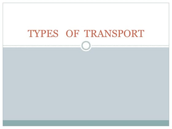 What is inland transport: A comprehensive guide | PDF
