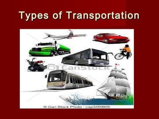 Means of transport | PPT