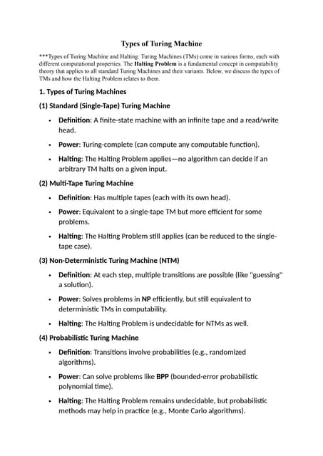 Undecidability.pptx | Programming Languages | Computing