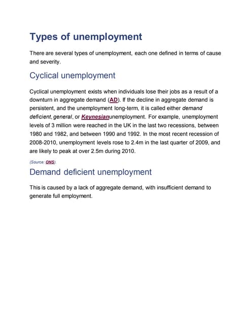 Unemployment | PPT