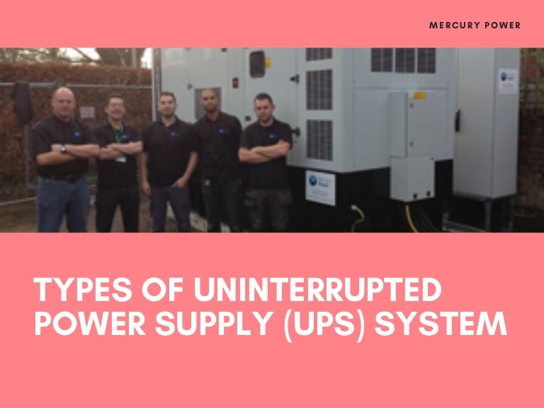 Types of uninterrupted power supply (ups) system