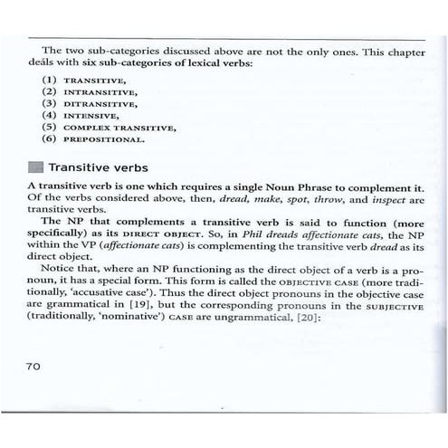 Types of verbs | PDF