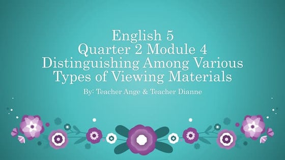 ENGLISH 9 LESSON 3 _VIEWING_STEPS OF VIEWING.pptx | Internet | Computing
