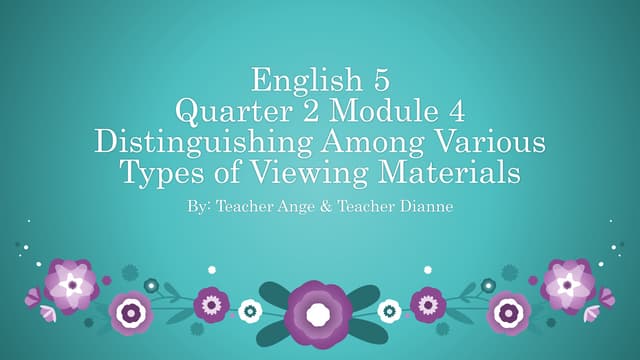 ENGLISH 9 LESSON 3 _VIEWING_STEPS OF VIEWING.pptx