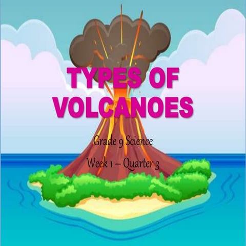 types of volcano according to structures | PPTX