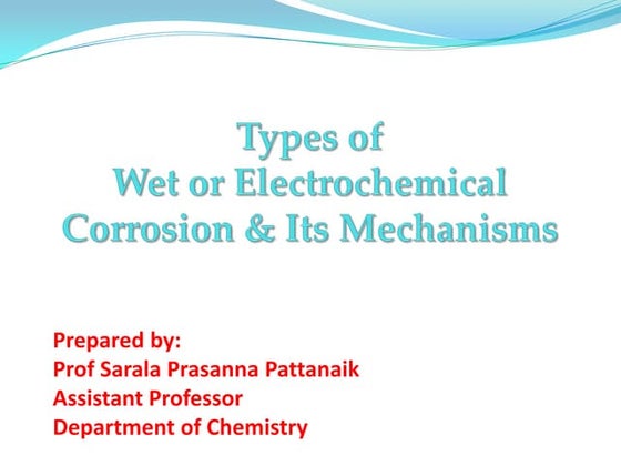 Mechanism Of Dry Corrosion | PPTX