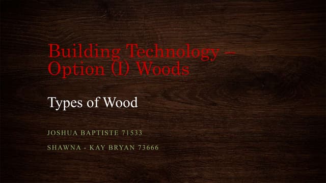 Wood defects-shakes and pitch pocket | PPTX