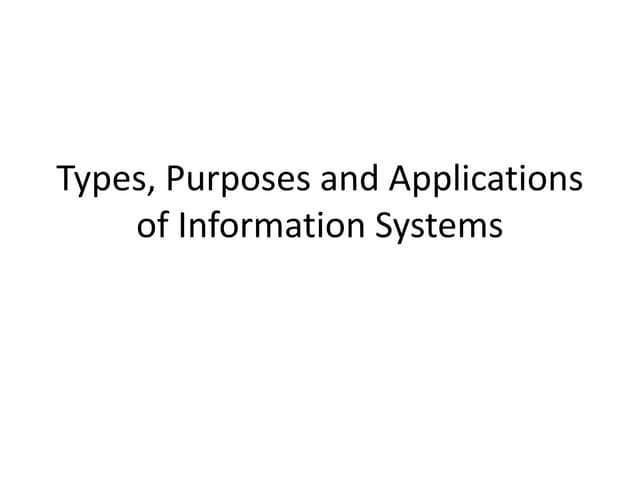 strategic information system | PPTX