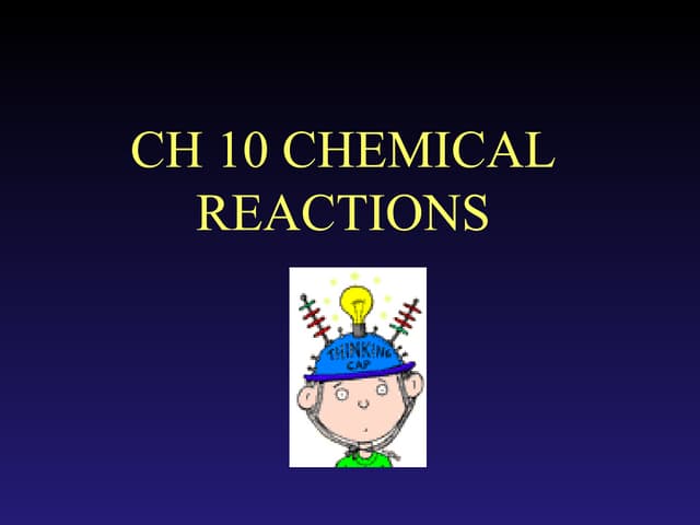 Ppt Chemical Reactions Pptx