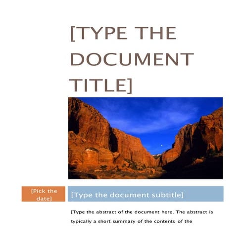 Type the docment title | DOCX