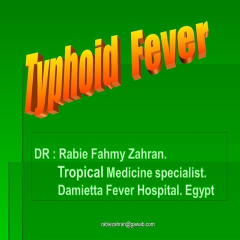 Typhoid Fever | PPT