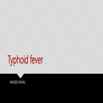 Typhoid | PPTX
