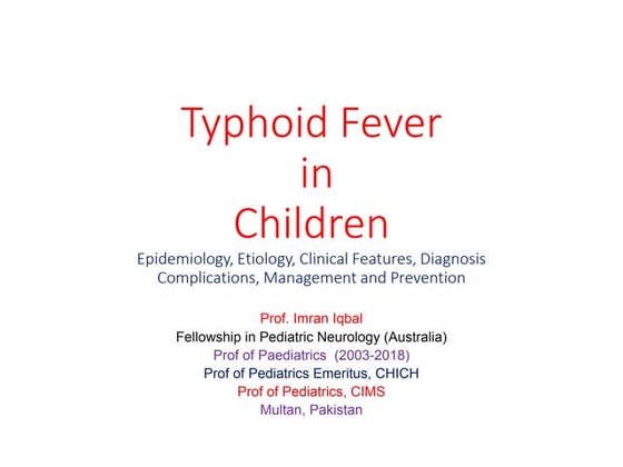 Typhoid | PPTX