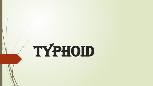 Pathophysiology of typhoid fever and the works.pptx