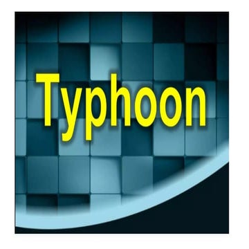 TYPHOON - Typhoon Formation, How typhoon are formed, Where does typhoon usually formed | PPTX