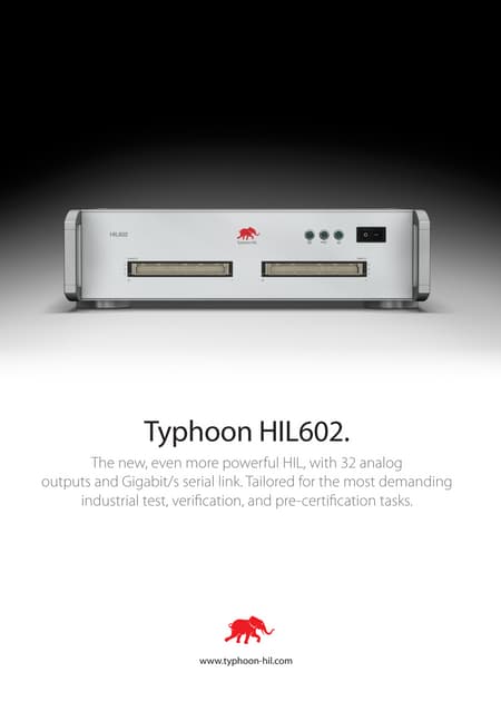TYPHOON HIL - Product Catalog-.pdf | Business Utilities | Business
